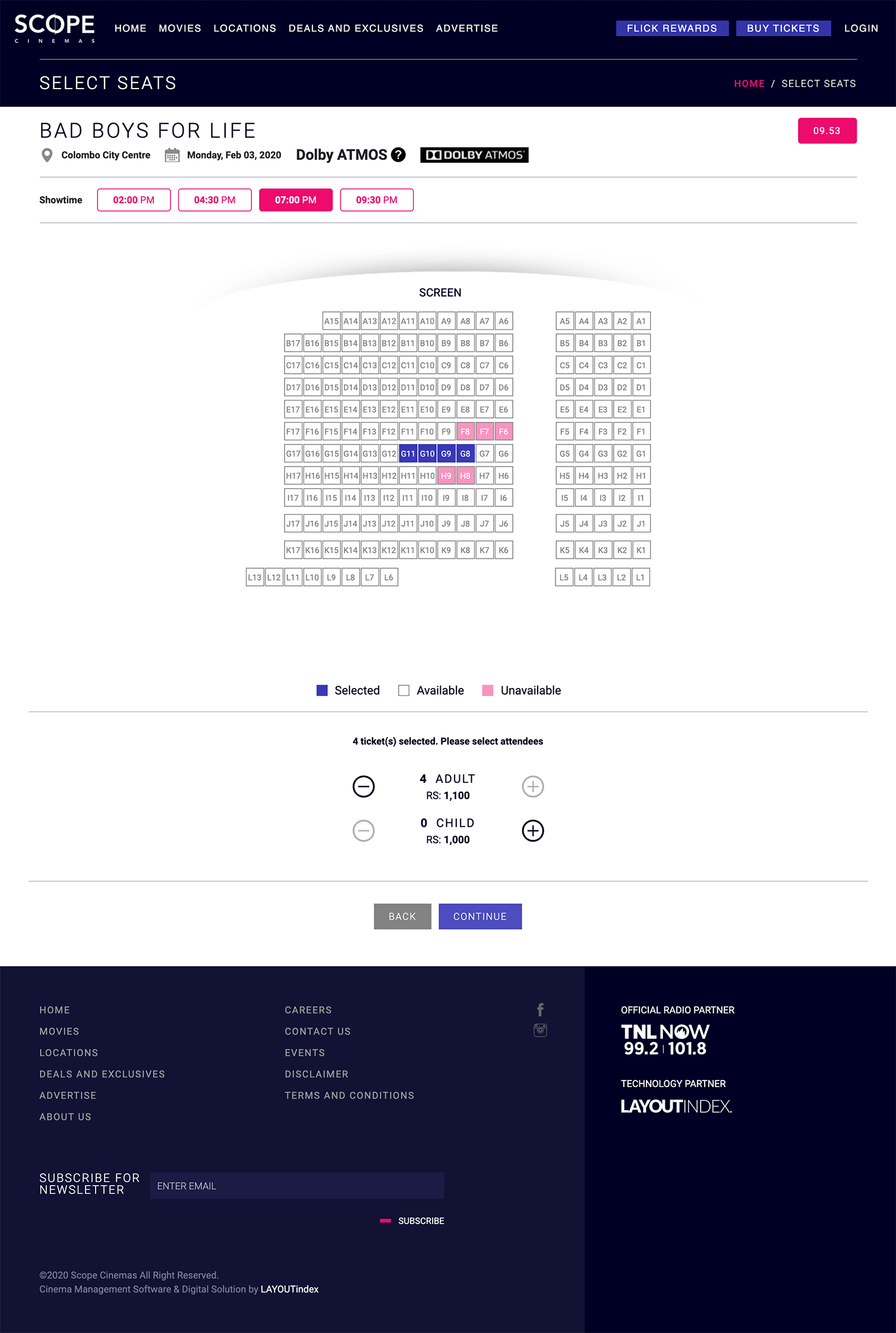 Scope Cinemas | Clients | LAYOUTindex