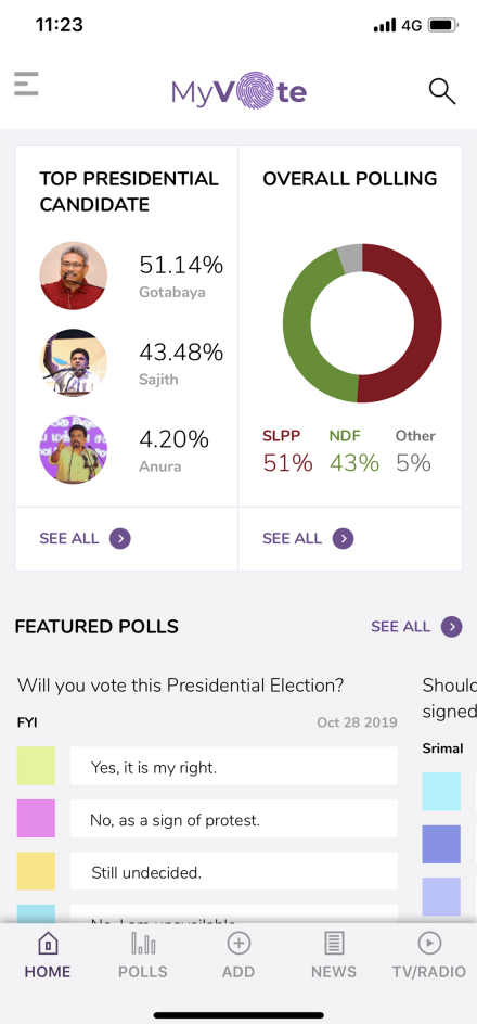 My Vote | Développement d'application iOS et Android Portfolio ...