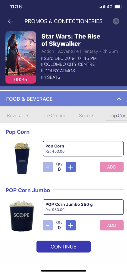 Scope Cinemas | Développement d'application iOS et Android Portfolio ...
